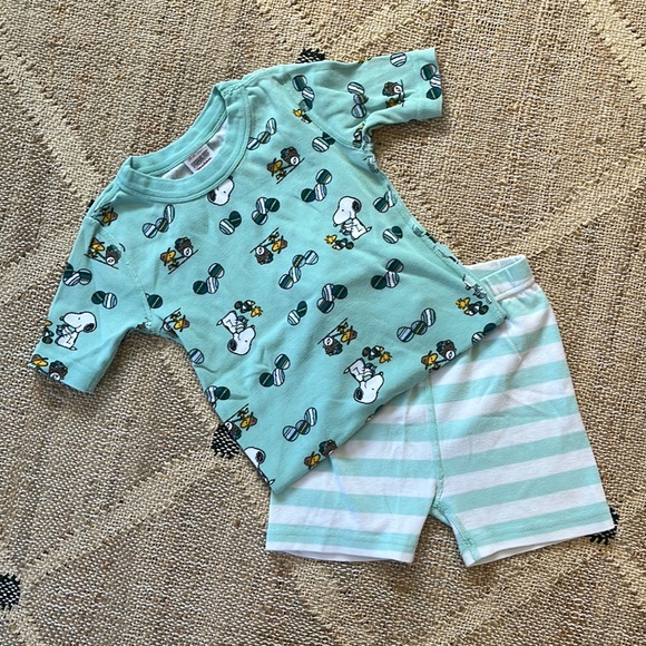 Hanna Andersson | Pajamas | Hanna Andersson Snoopy Peanuts Easter Short ...